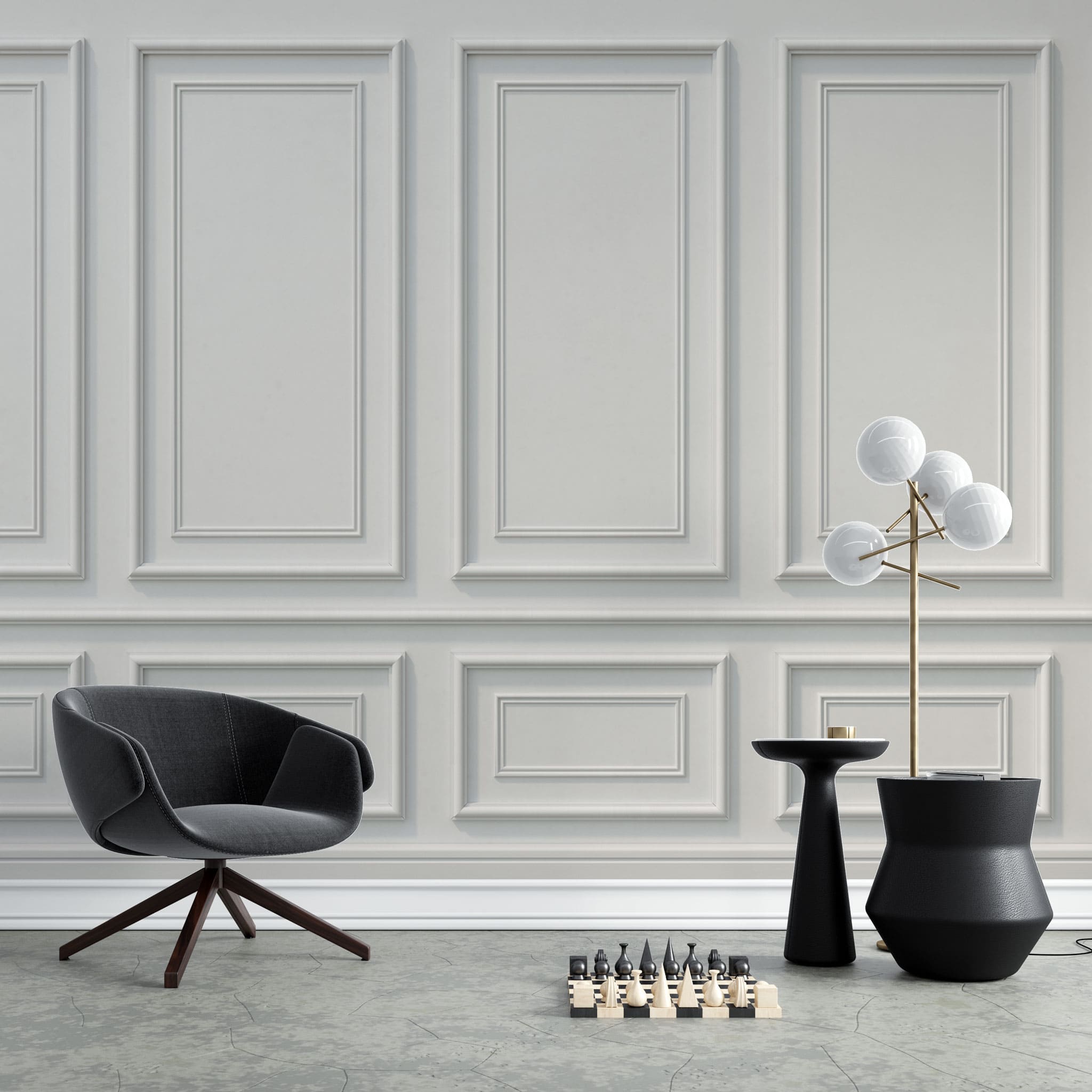 Tapet architectural walls | Geometrie si design contemporan – beudis.ro