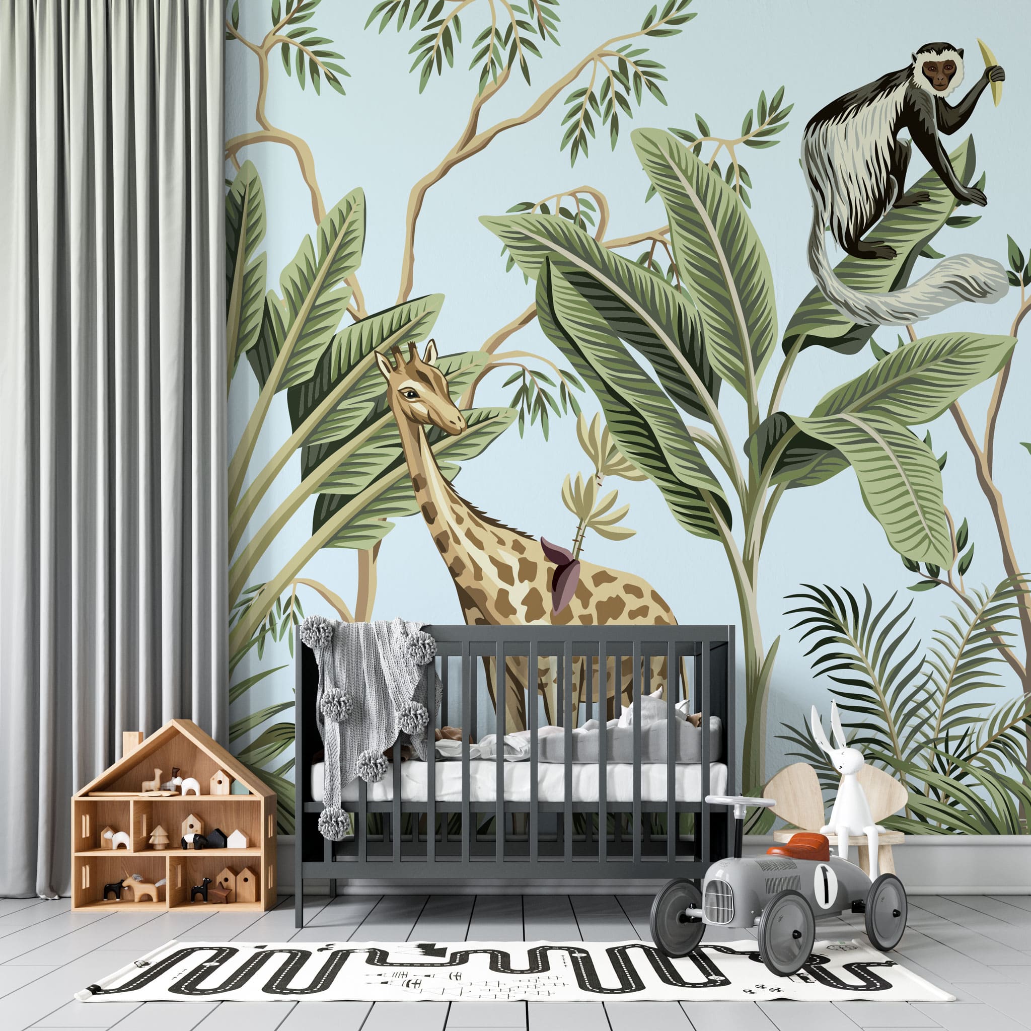 Tapet personalizat - JUNGLE LANDSCAPE – beudis.ro
