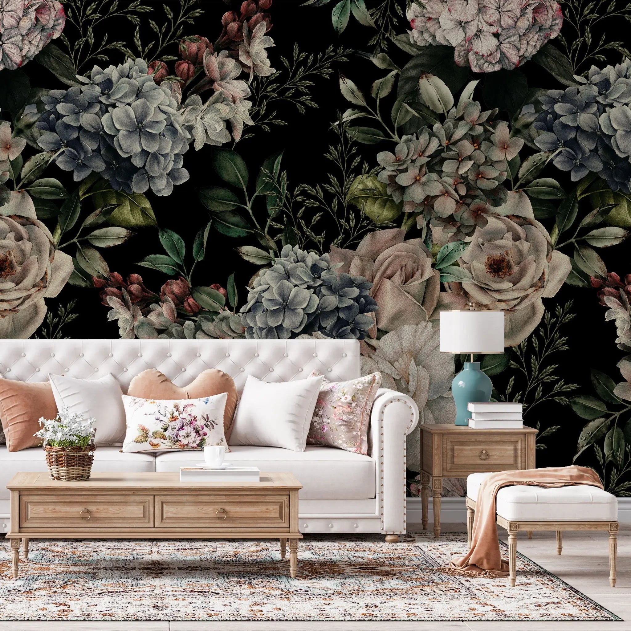 Tapet personalizat - HYDRANGEA ARRANGEMENT – beudis.ro