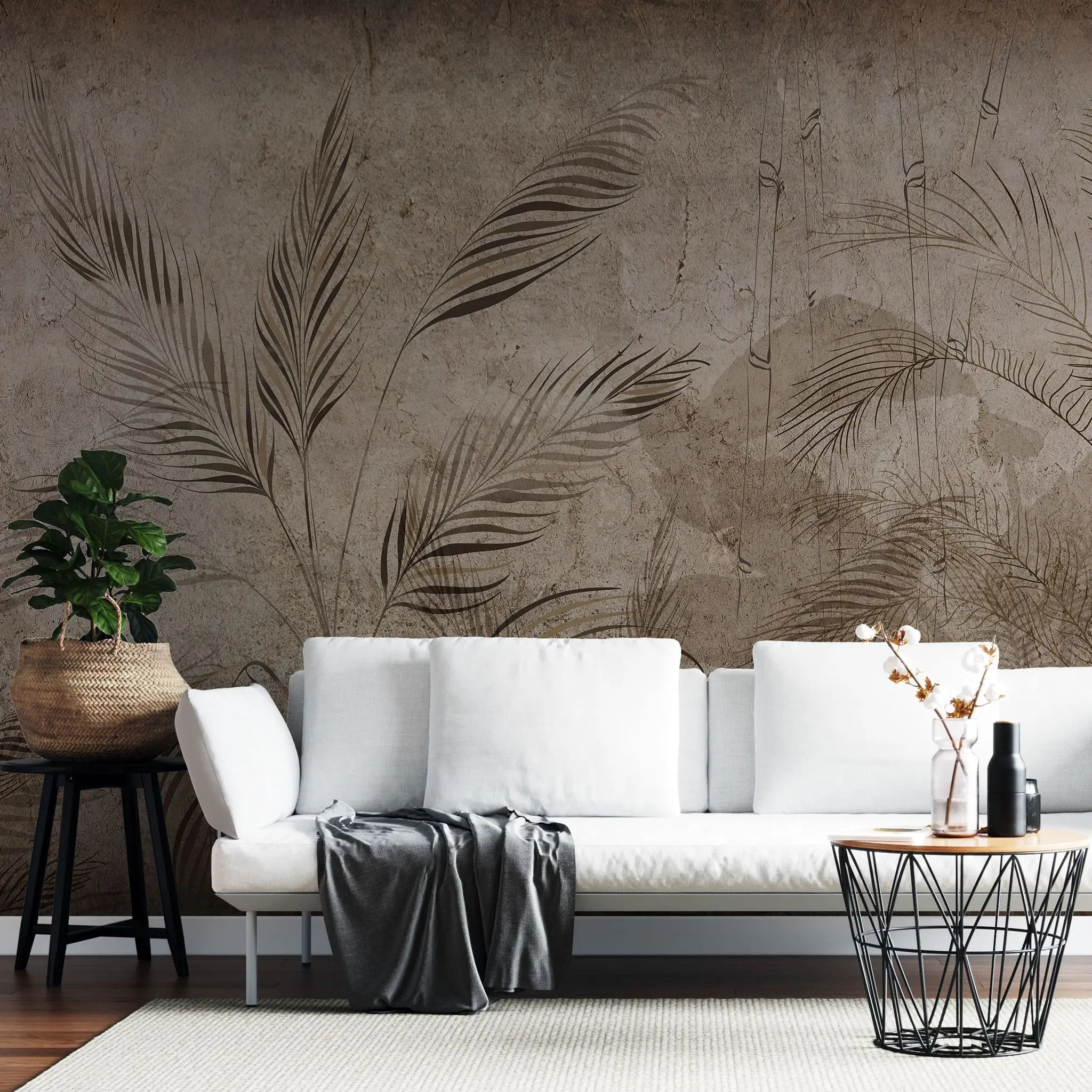 Tapet personalizat - SEPIA RAINFOREST – beudis.ro